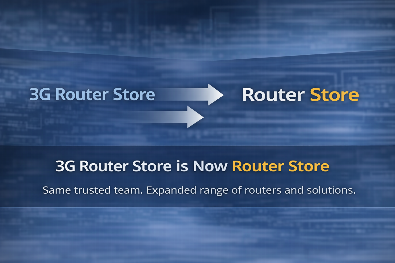 3G Router Store is Now Router Store | What’s Changed and What Stays the ...